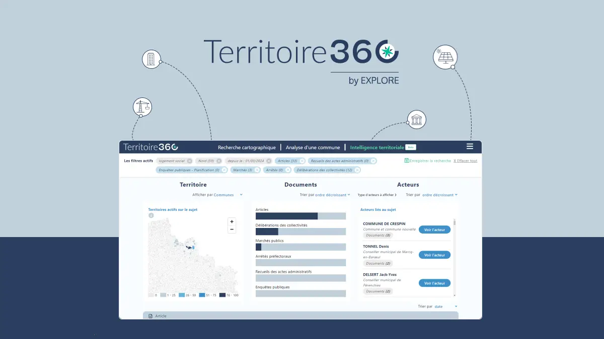 Territoire360 - Plateforme d'intelligence territoriale